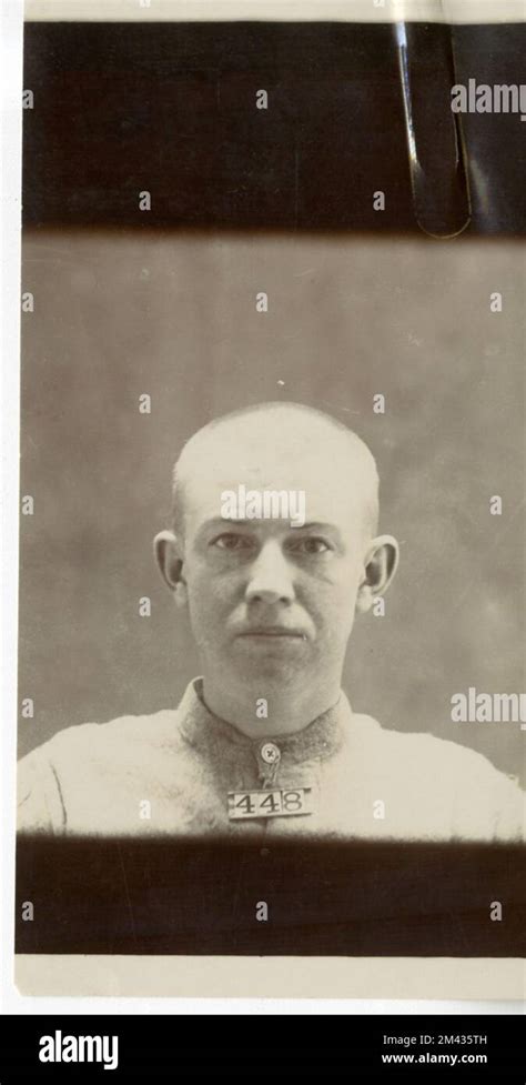 Photograph Of John Pruett Bureau Of Prisons Inmate Case Files Stock