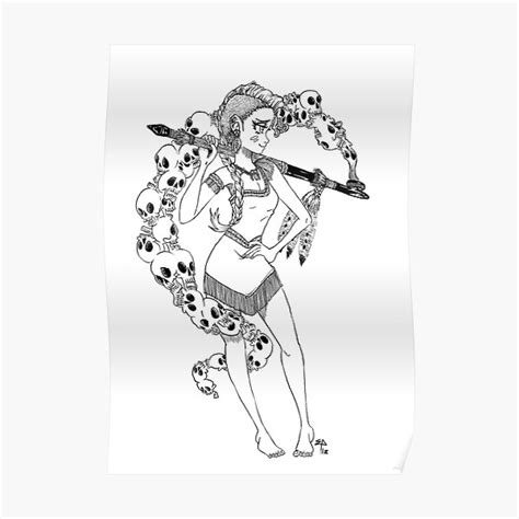 Indian Pin Up Girl Poster For Sale By Shinobee Redbubble