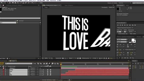 After Effects Basic Typography Tipografia Basica Tutorial Youtube