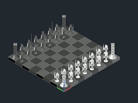 Chess In Autocad Download Cad Free 873 33 Kb Bibliocad