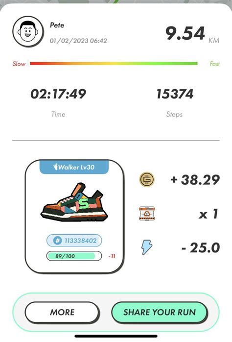 First Level 10 Mb Was Expecting A 9 What Should I Expect R Stepn