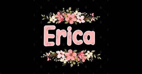 Flower Border Erica Name Label Flower Border Erica Name Label
