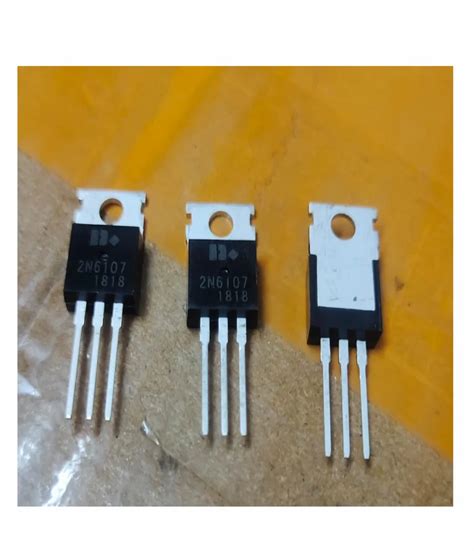 2n6107 Pnp Transistor At ₹ 5 6 Pieces पी एन पी ट्रांजिस्टर In Mumbai
