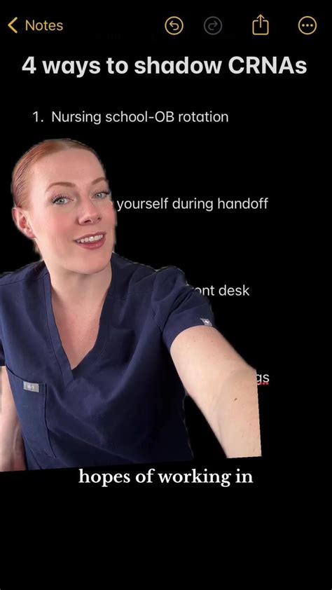 How To Find A Crna To Shadow Crnaschool Video Crna School