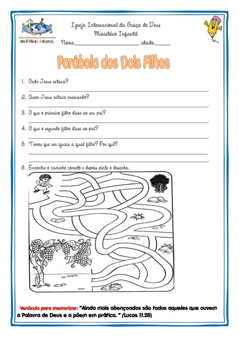 Minha Herança Parábola dos Dois Filhos