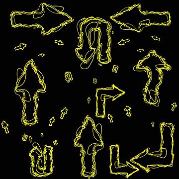 Hand Drawn Design Elements Collection Hand Drawn Image Felt Tip Pen Vector Hand Drawn Image