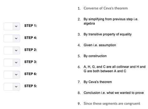 Solved Converse Of Cevas Theorem Given Triangle Abc Converse Of 1 Answer Transtutors
