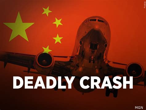 Chinese Airliner Crashes With 132 Aboard In Countrys South Wbbj Tv