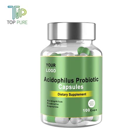 Toppure Health Plant Extract Acidophilus Probiotic Capsules