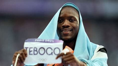 Paris 2024 Botswana Sprinter Letsile Tebogo Scripts History With 200m