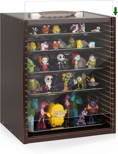 Trycooling Miniature Display Case Display Shelf For Collectibles Display Cases For