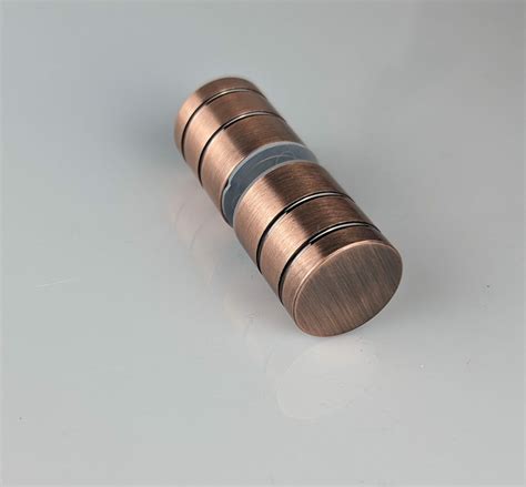 Handle Micro Groove Pull Knob 30mm X 25mm Diameter Red Copper
