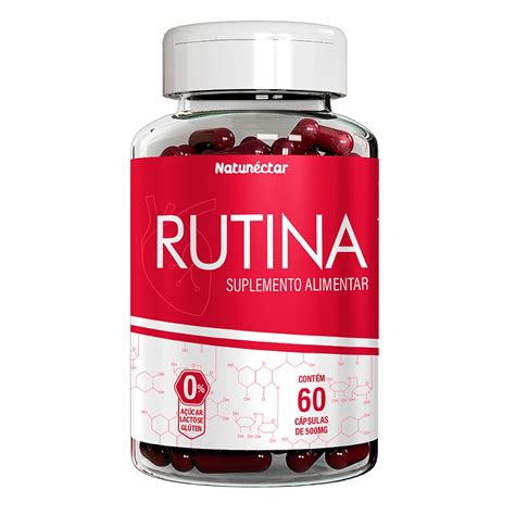 Suplemento Alimentar Rutina Vitamina P Antioxidante Original Puro Natural Vit Cápsulas mg