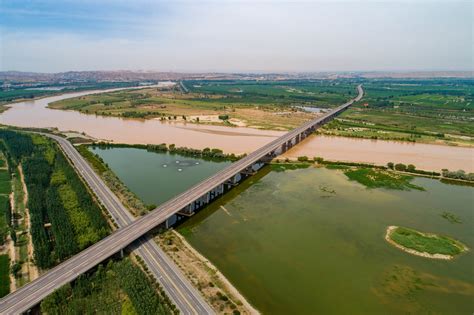 【黄河两岸是我家】高清大图：瞰青铜峡黄河特大桥 宁夏新闻网