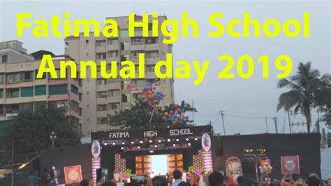Fatima High School Annual Day 2019 Badlapur Youtube
