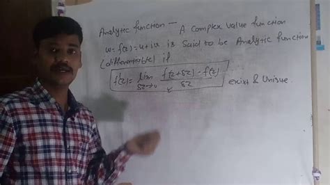 Bsc Third Year Analytic Function Youtube