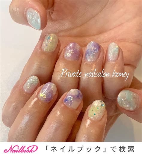 オールシーズンハンドニュアンスミディアムオーバル 3232honeyのネイルデザイン No7399759 ｜ネイルブック