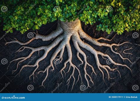 Root System Complex Underground Structure Enhancing Water Absorption