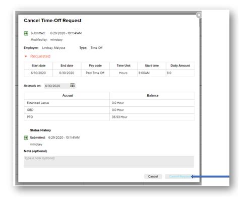Adp Canceling Time Off Requests Customerissues