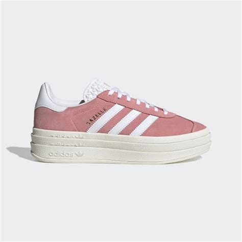 Adidas Gazelle Bold Shoes Pink Adidas UK