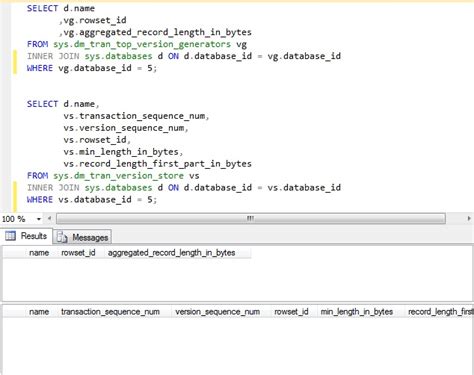Monitoring Versioning Notes On Sql