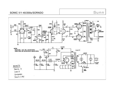The Complete Sunn Model T Schematic Guide Everything You Need To Know