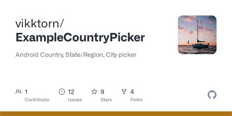 Github Vikktornexamplecountrypicker Android Country Stateregion City Picker