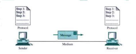 Components Of Data Communication With Diagram Components Of