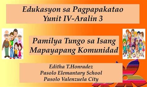 Aphanapbuhay Sa Komunidad Grade 2 Melcs Basedpptx Ppt