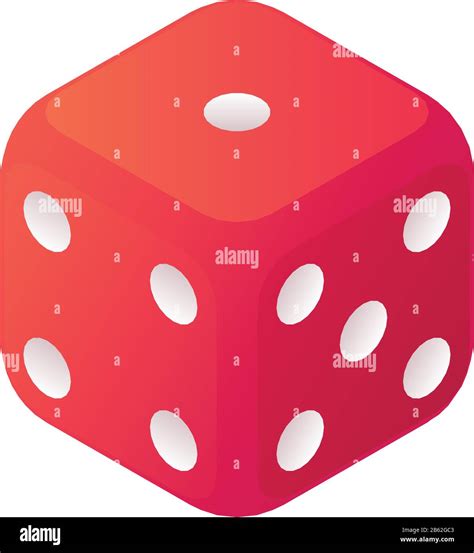 Table Dice Icon Isometric Of Table Dice Vector Icon For Web Design