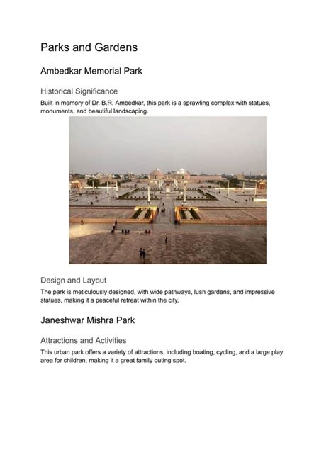 Lucknow Tourist Spots Tourist Attractions Lucknow Pdf