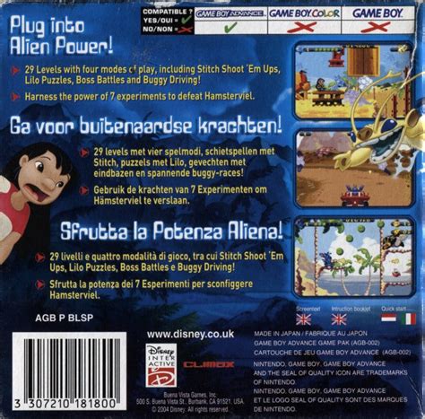 Gba Disneys Lilo And Stitch 2 Komplett Beg Kaptenkrok