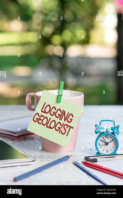 Text Showing Inspiration Logging Geologist Business Showcase Layout And Execution Of Definition