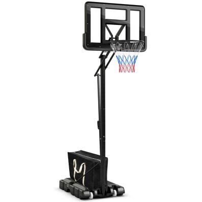 5 Level Height Adjustable Basketball Hoop Stand With Backboard For