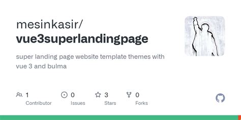 Github Mesinkasir Vue Superlandingpage Super Landing Page Website