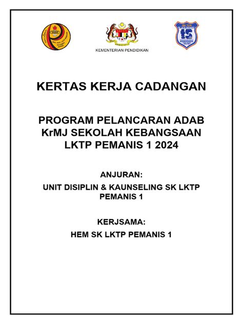 Kertas Kerja Program Krmj Pdf