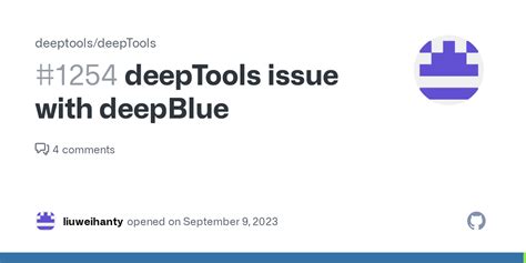 Deeptools Issue With Deepblue · Issue 1254 · Deeptoolsdeeptools · Github