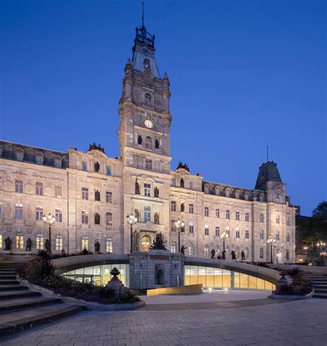 The Quebec National Assemblys New Entrance Pavilion Makes A Strong Yet Sensitive First
