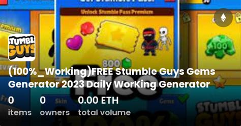 100 Working FREE Stumble Guys Gems Generator 2023 Daily WorKing