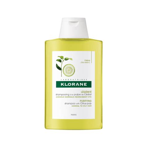 КЛОРАН Шампоан с екстракт от седра 200мл Klorane Shampoo With Citrus