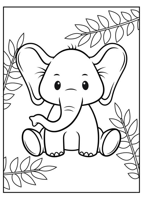 Dibujo Para Colorear Elefante Bebe Sexiz Pix The Best Porn Website