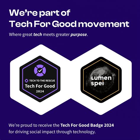 Techforgood Probonotech Techtotherescue Lumenspei Lumen Spei