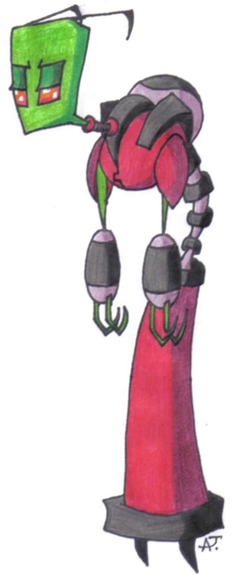 Invader Zim Tallest Red By Patch Ninja Wolf On Deviantart