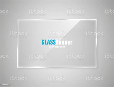 유리 프레임 눈부심이 있는 사실적인 광택 투명 유리 배너 벡터 설계 요소 0명에 대한 스톡 벡터 아트 및 기타 이미지 0명
