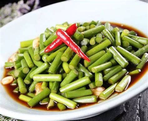 海蒜苔蒜苔凉拌蒜苔大山谷图库