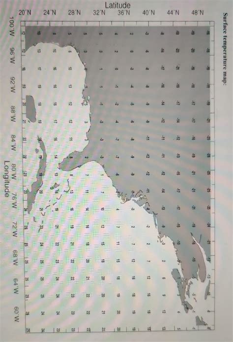 Solved •drawn Surface Isotherms At 5°c Intervals On The