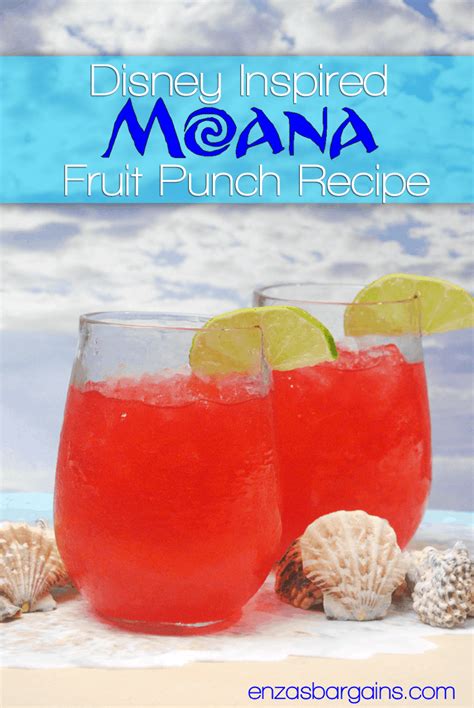 Disney Moana Recipe Fruit Punch Disneys Newest Princess Disney