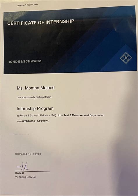 Momna Majeed On Linkedin Internship Internshipcompletion