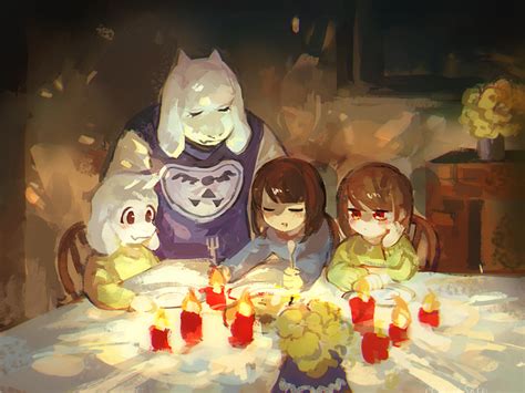 Frisk Chara Toriel Asriel Asriel Dreemurr Undertale персонажи Undertale