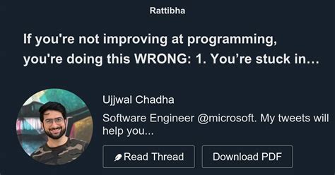 if you re not improving at programming you re doing this wrong